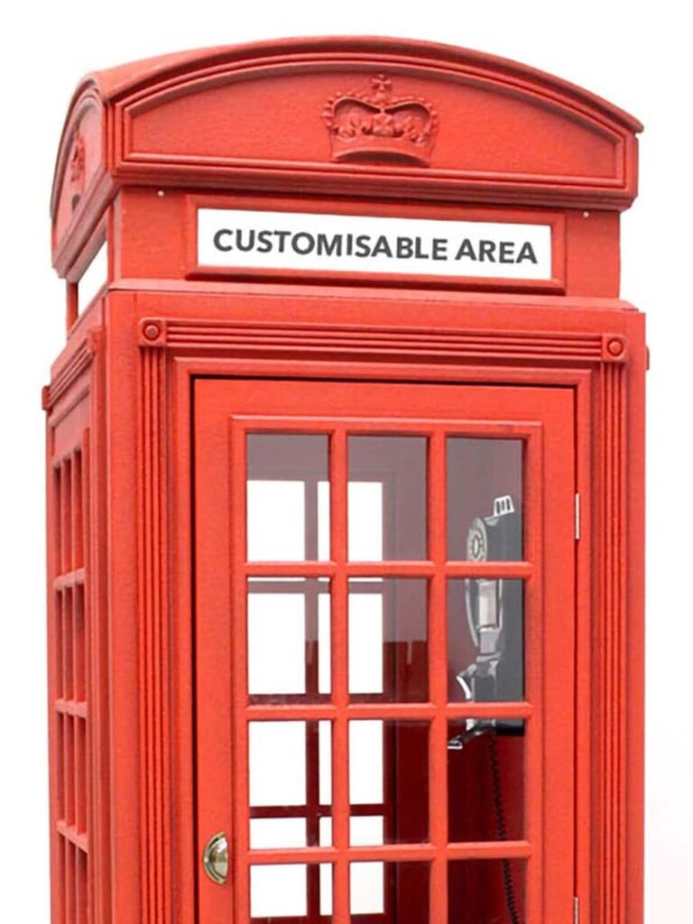 Customised British Traditional Red Telephone Box | EPH Creative - Event ...