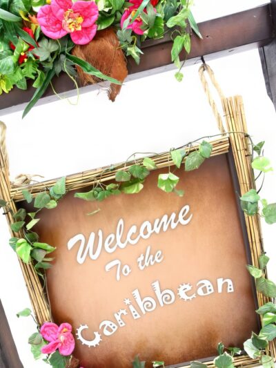 Caribbean Welcome Sign | EPH Creative - Event Prop Hire