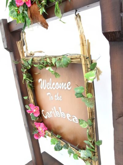 Caribbean Welcome Sign | EPH Creative - Event Prop Hire