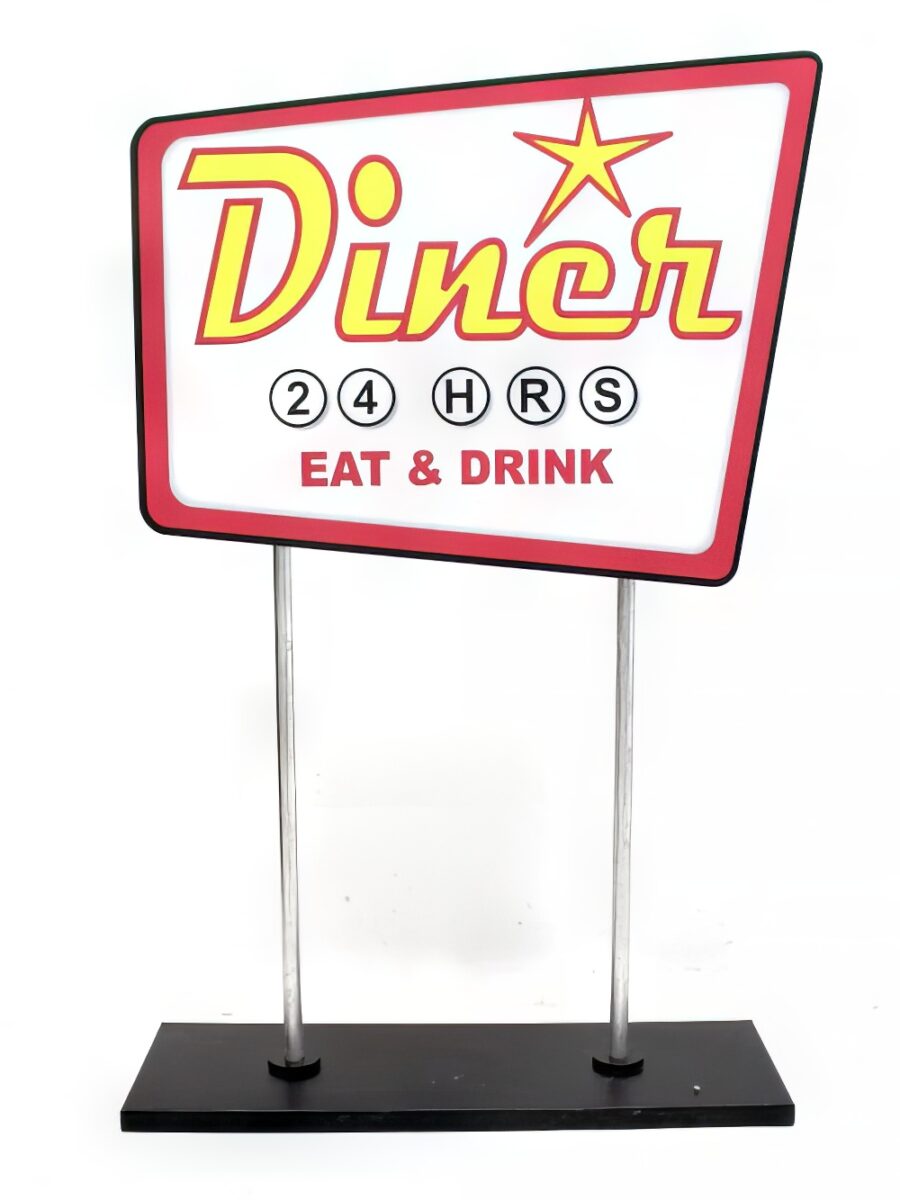 American Diner Sign | EPH Creative - Event Prop Hire