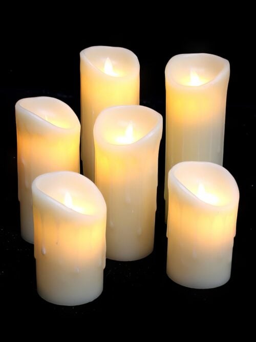 Dancing Flame Candles - Set of 6 | EPH Creative - Event Prop Hire