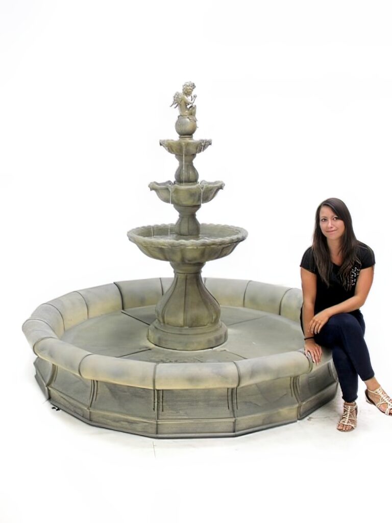 Classical Stone Fountain | EPH Creative - Event Prop Hire