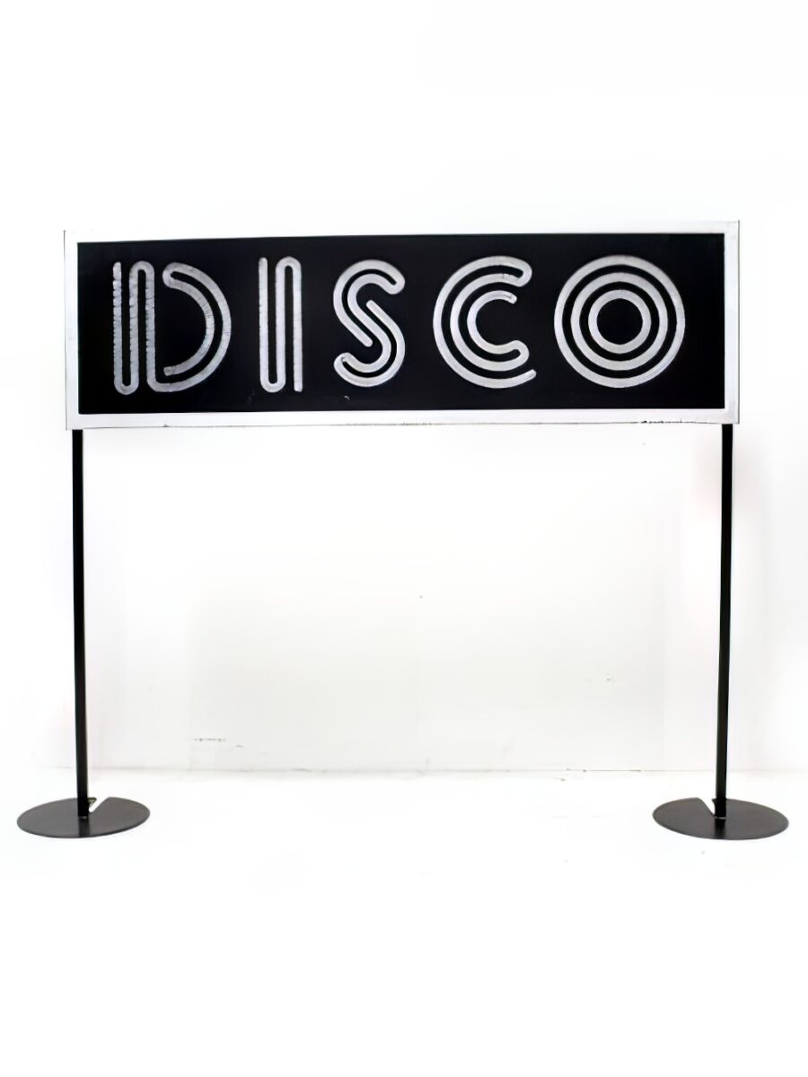 Disco Sign | EPH Creative - Event Prop Hire
