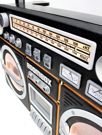Giant Boombox Prop With Lights - Black | EPH Creative - Event Prop Hire