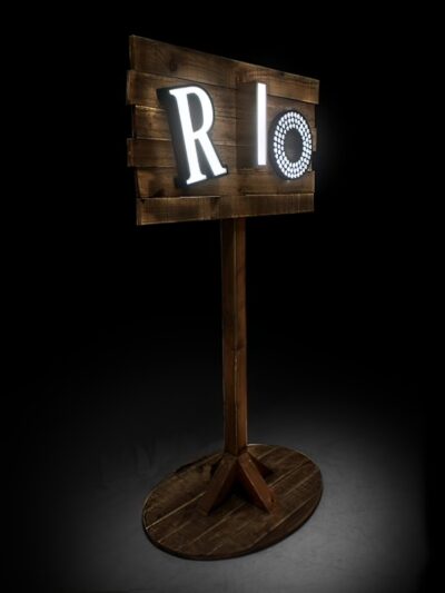 Illuminated RIO Letters | EPH Creative - Event Prop Hire
