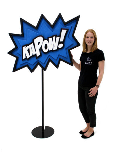 KAPOW Comic Sound Sign | EPH Creative - Event Prop Hire