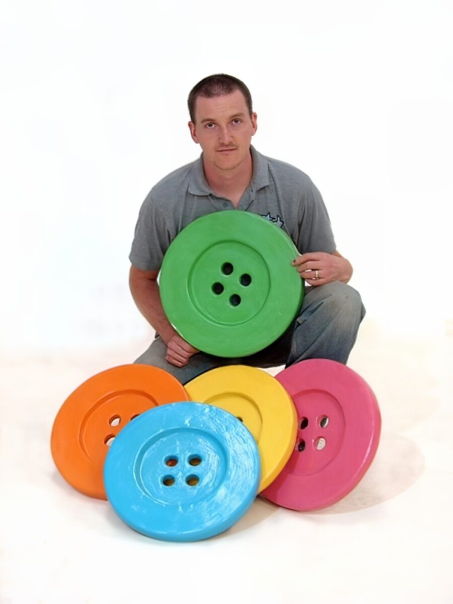 Giant Buttons 5 - Set | EPH Creative - Event Prop Hire