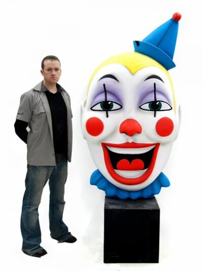 Giant Circus Clown Head Prop | EPH Creative - Event Prop Hire