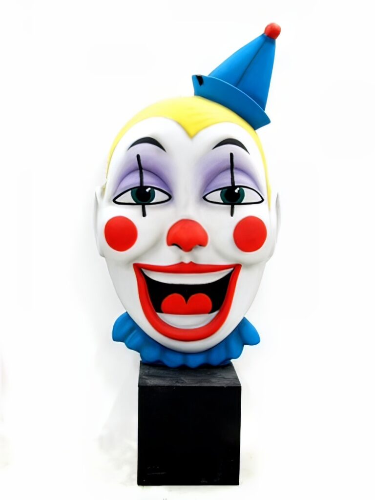 Giant Circus Clown Head Prop | EPH Creative - Event Prop Hire