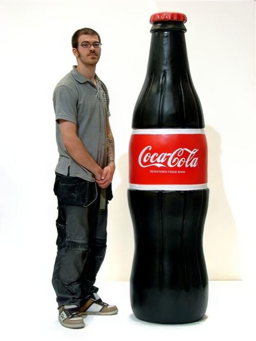Giant Coca Cola Bottle Prop | EPH Creative - Event Prop Hire