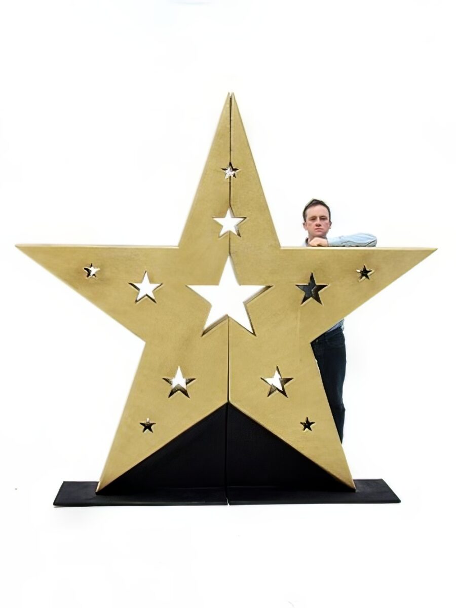 Giant Cut Out Gold Star | EPH Creative - Event Prop Hire