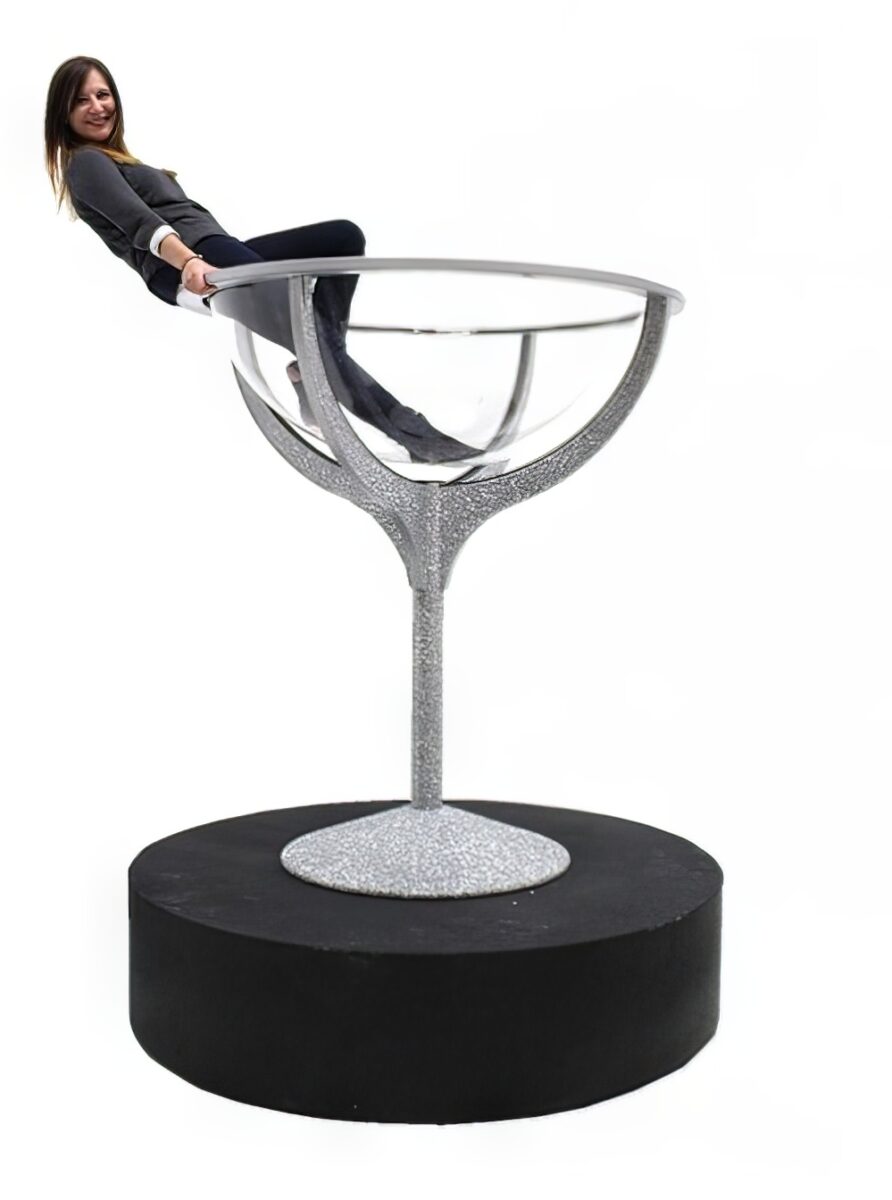 Burlesque Dancers Martini Glass | EPH Creative - Event Prop Hire