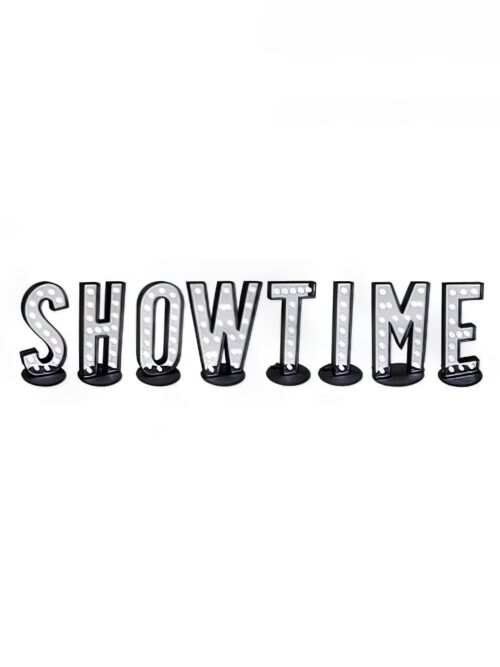 SHOWTIME Illuminated Letters | EPH Creative - Event Prop Hire
