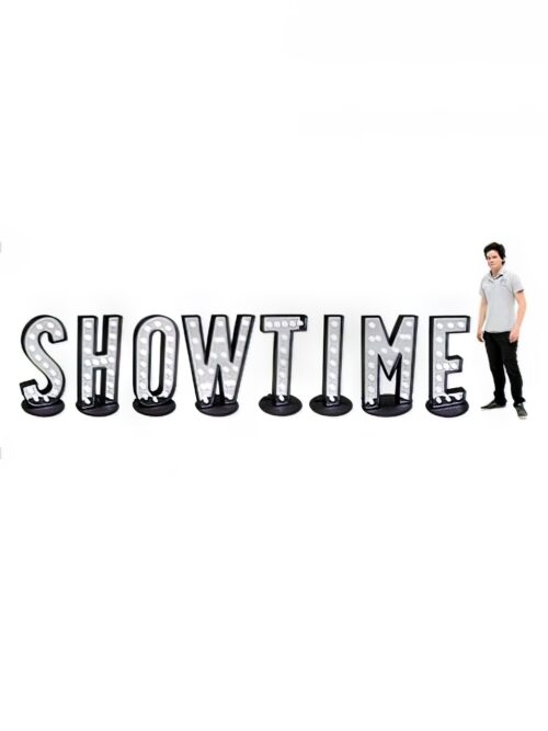 SHOWTIME Illuminated Letters | EPH Creative - Event Prop Hire