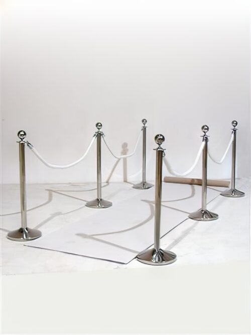 White Carpet Walkway (Silver) | EPH Creative - Event Prop Hire