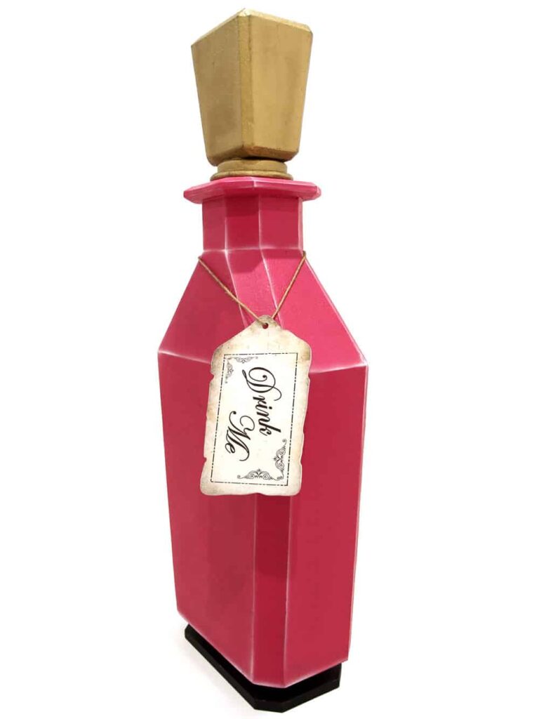 Giant Drink Me Bottle - Blue #2 | EPH Creative - Event Prop Hire