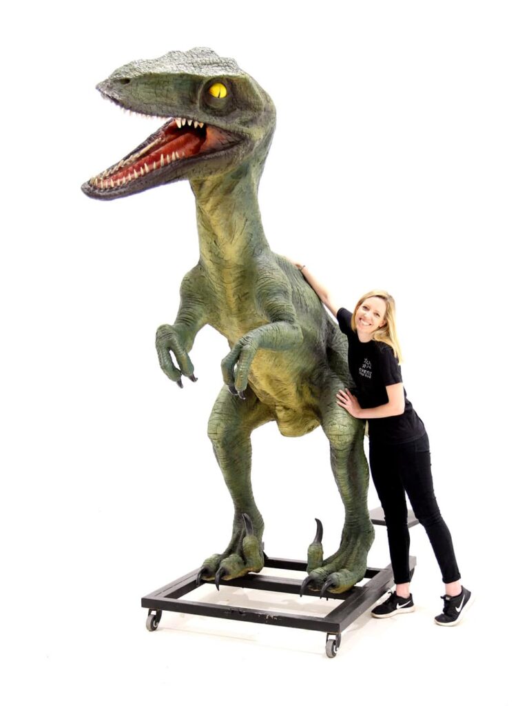Raptor Dinosaur - 2.8m | EPH Creative - Event Prop Hire
