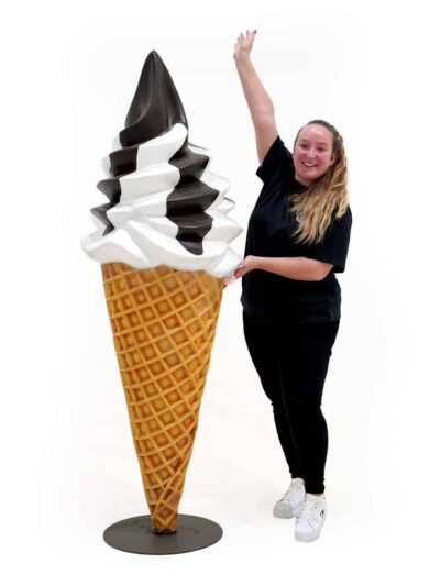Giant Ice Cream Chocolate EPH Creative Event Prop Hire Giant Ice Cream Chocolate EPH Creative Event Prop Hire