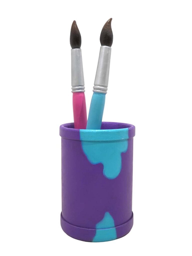 Giant Paint Pot and Brush (Purple) | EPH Creative - Event Prop Hire