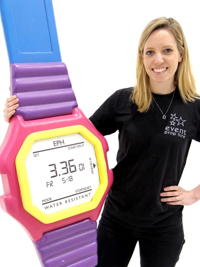 Giant Digital Watch | EPH Creative - Event Prop Hire