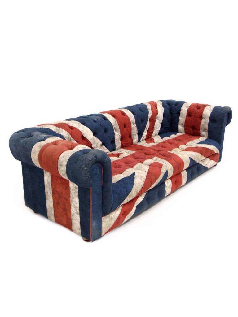 Vintage Union Jack Sofa | EPH Creative - Event Prop Hire