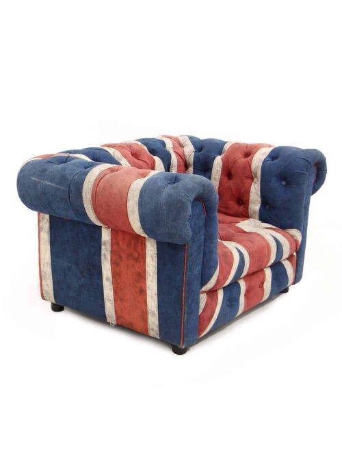 Vintage Union Jack Armchair | EPH Creative - Event Prop Hire