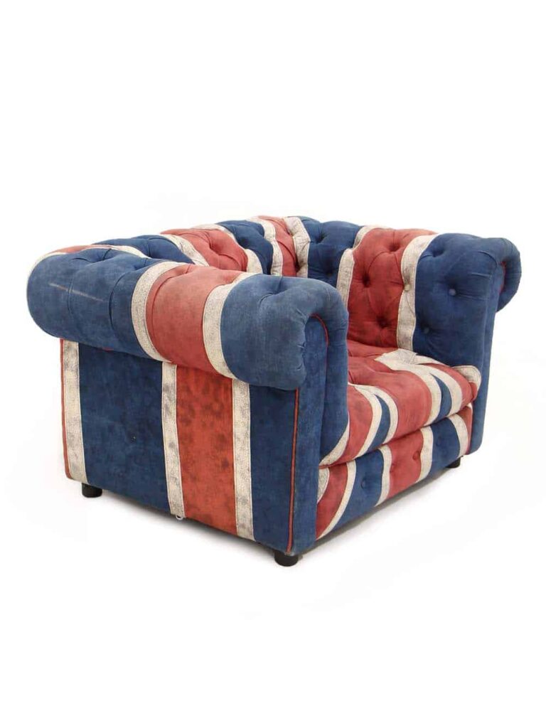 Vintage Union Jack Armchair | EPH Creative - Event Prop Hire