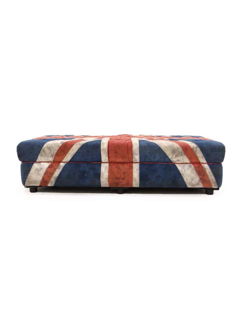 Vintage Union Jack Bench Seat | EPH Creative - Event Prop Hire