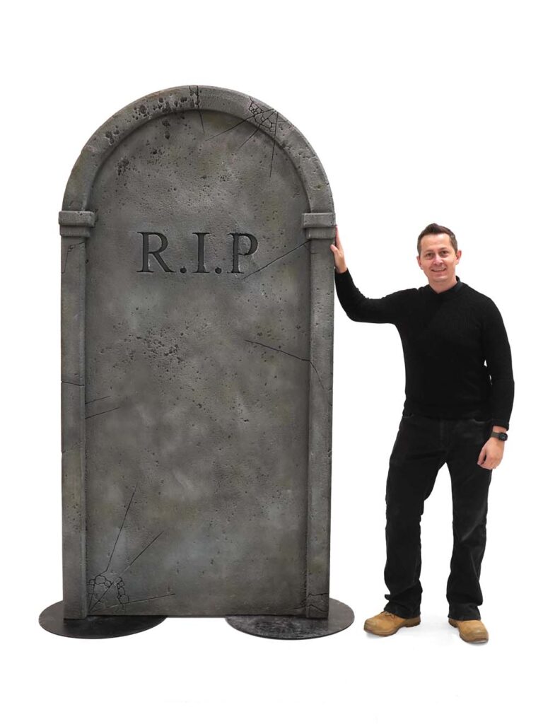 Gravestone - Giant - (Assorted Styles) | EPH Creative - Event Prop Hire