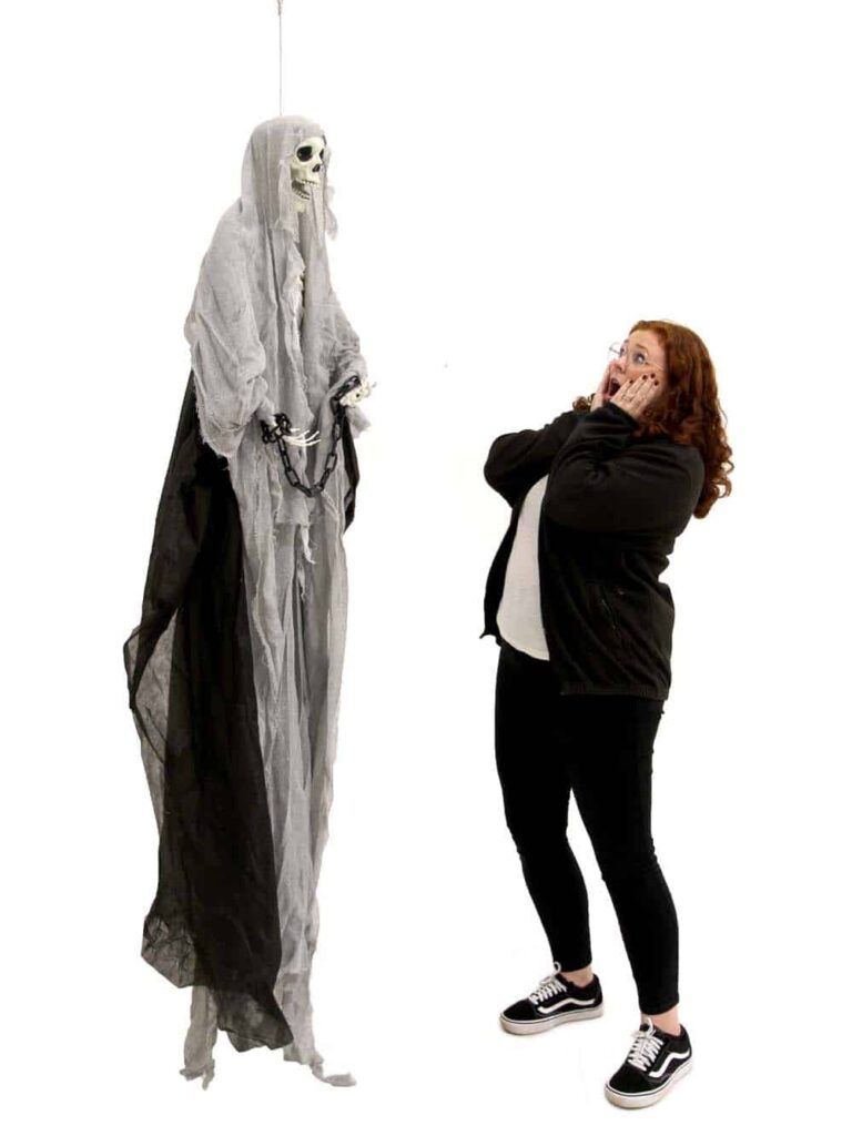 Ghost with Chains (Style/Size May Vary) | EPH Creative - Event Prop Hire