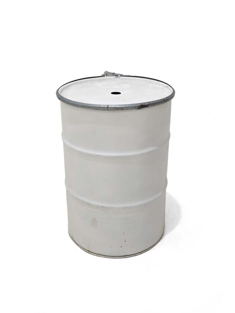 White Steel Drum | EPH Creative - Event Prop Hire