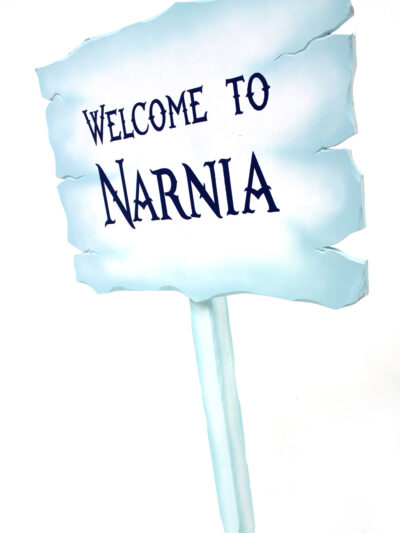 Welcome to Narnia Sign | EPH Creative - Event Prop Hire