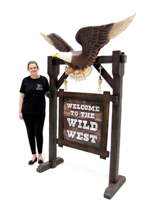 Wild West Welcome Sign | EPH Creative - Event Prop Hire