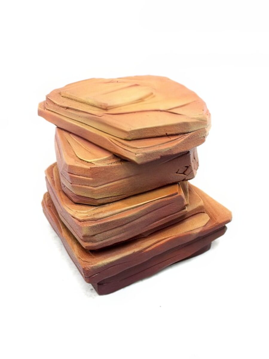 Red Rock Stack - Medium | EPH Creative - Event Prop Hire