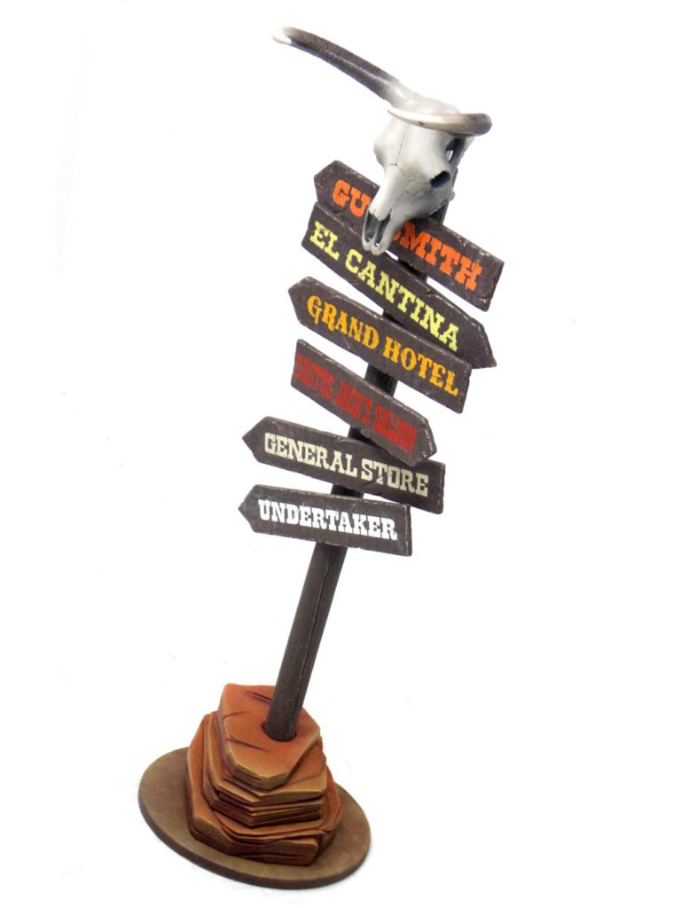 Wild West Multi-Directional Sign | EPH Creative - Event Prop Hire
