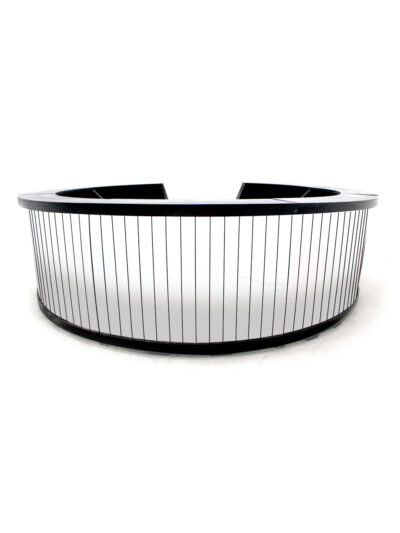 Silver Mirrored Circular Bar - Full Bar | EPH Creative - Event Prop Hire