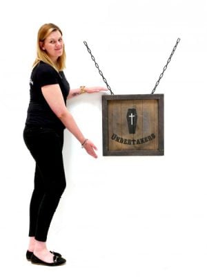 Undertakers Sign | EPH Creative - Event Prop Hire