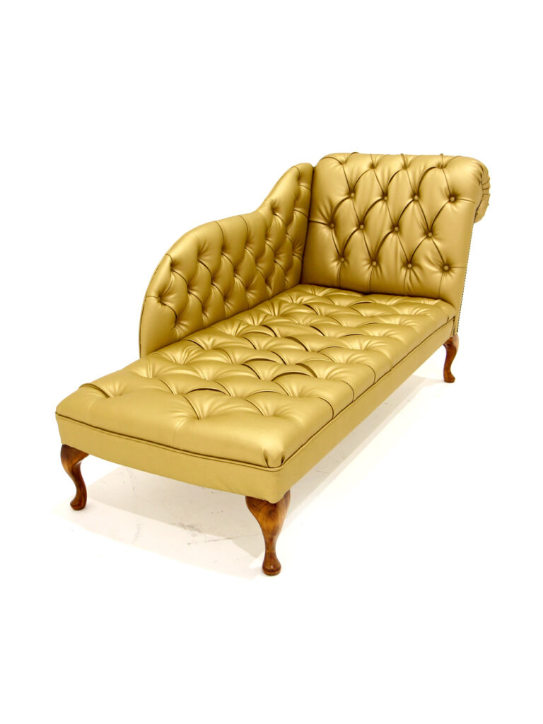 Gold Chaise Longue | EPH Creative - Event Prop Hire