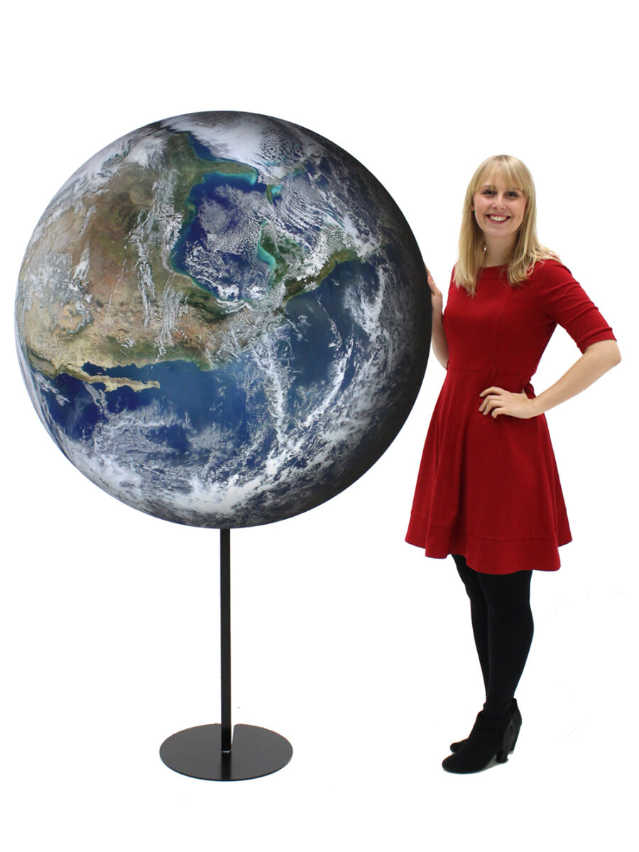 2D Planet Earth Cutout | EPH Creative - Event Prop Hire