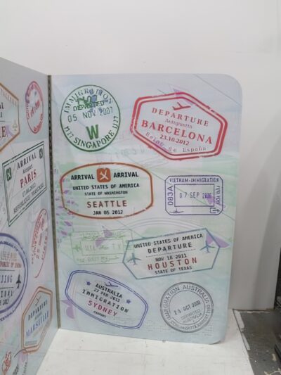 Giant Passport Prop | EPH Creative - Event Prop Hire