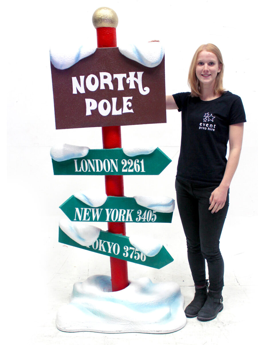 North Pole Sign (S) | EPH Creative - Event Prop Hire