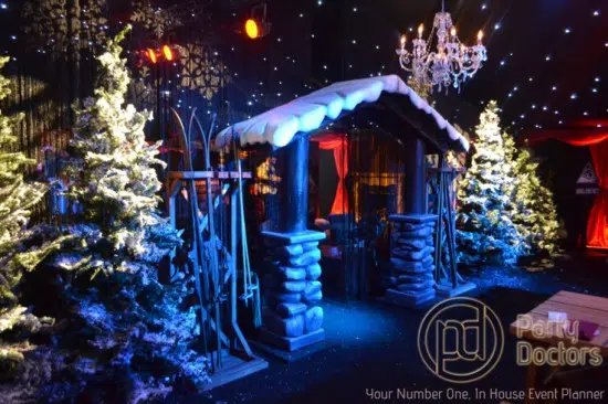 Snow Covered Alpine Entranceway | EPH Creative - Event Prop Hire