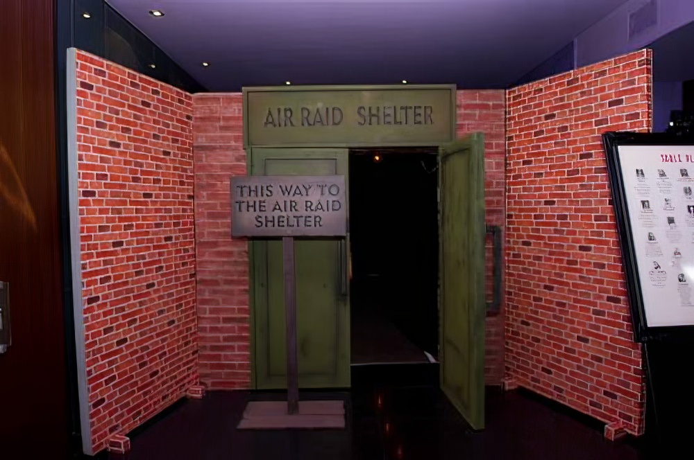 Air Raid Shelter Sign | EPH Creative - Event Prop Hire