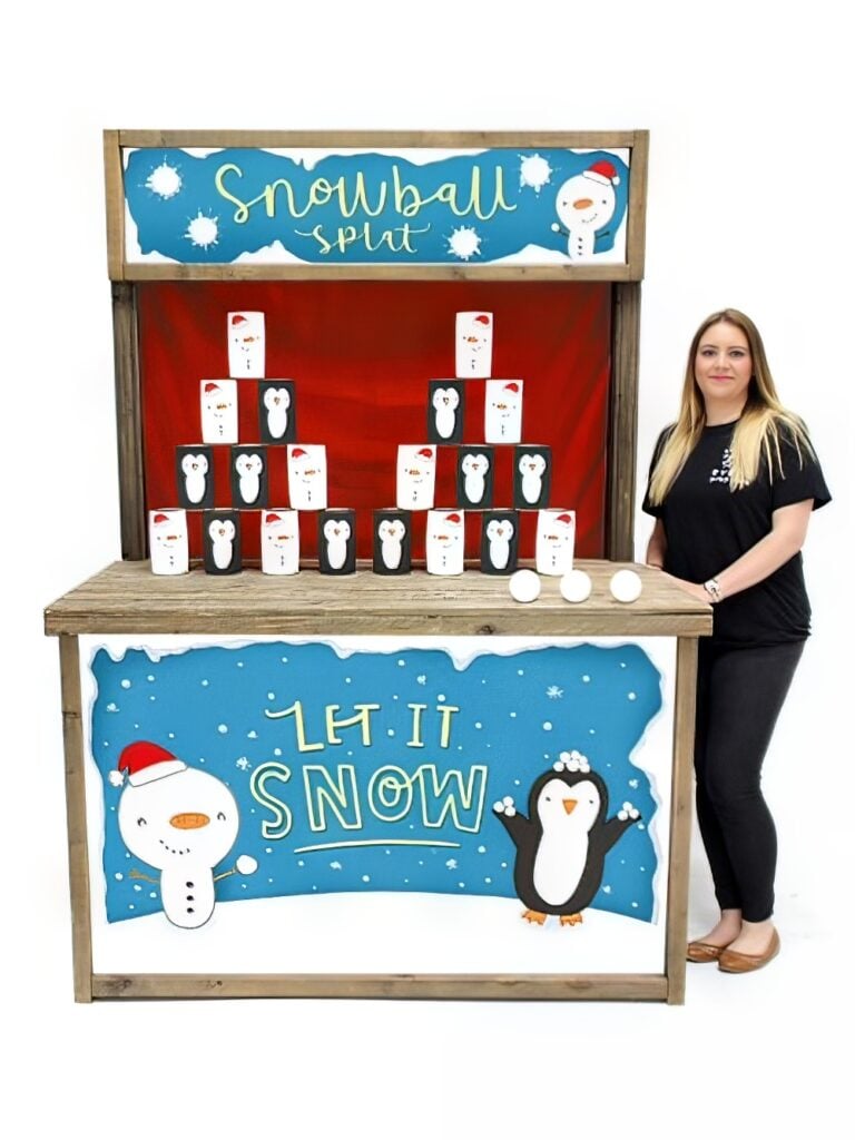 Snowball Splat Christmas Game | EPH Creative - Event Prop Hire