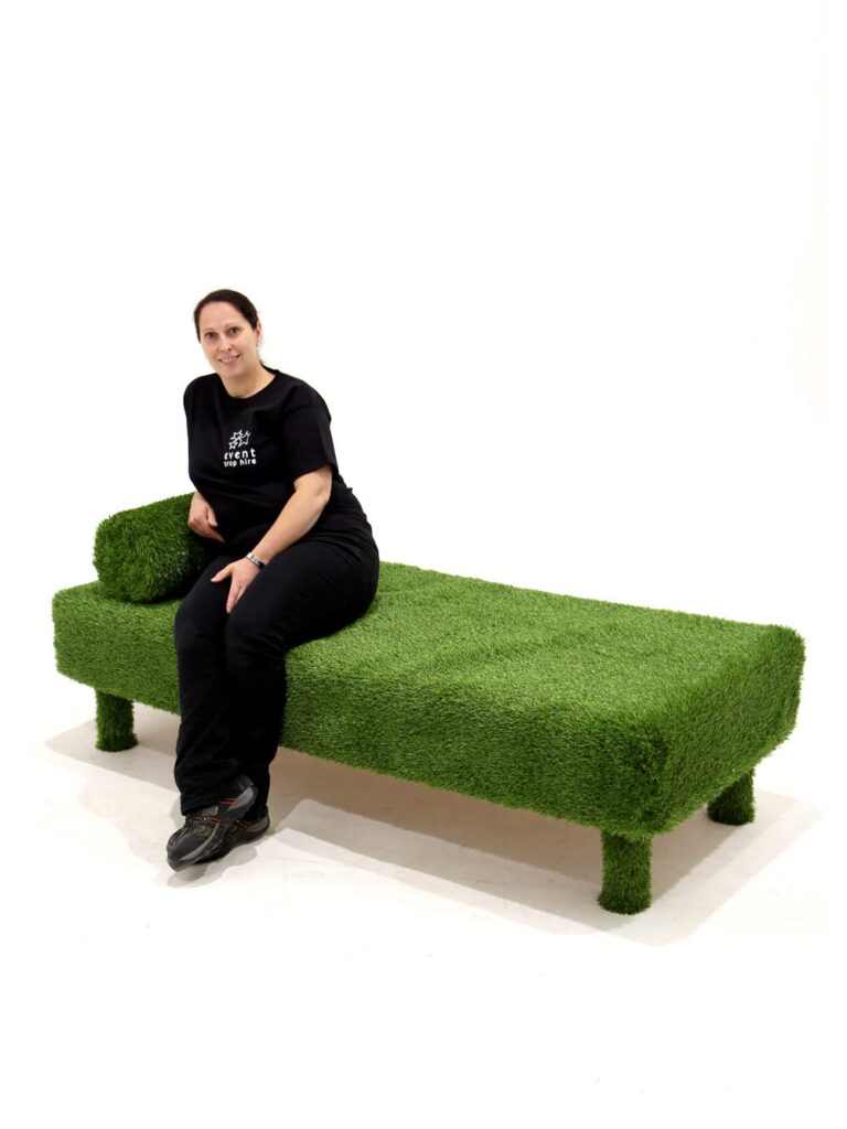 Grass Covered Plinth | EPH Creative - Event Prop Hire