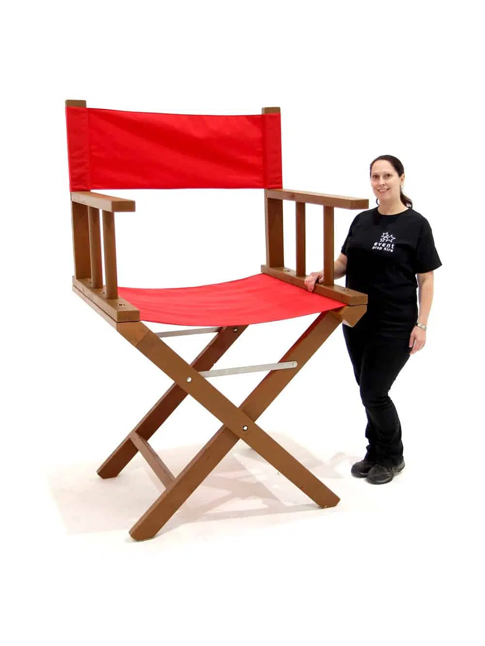 Giant Directors Chair (Red) | EPH Creative - Event Prop Hire