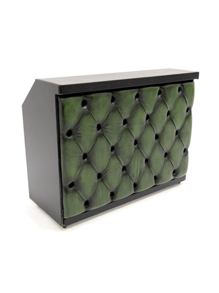 Antique Green Chesterfield Bar | EPH Creative - Event Prop Hire