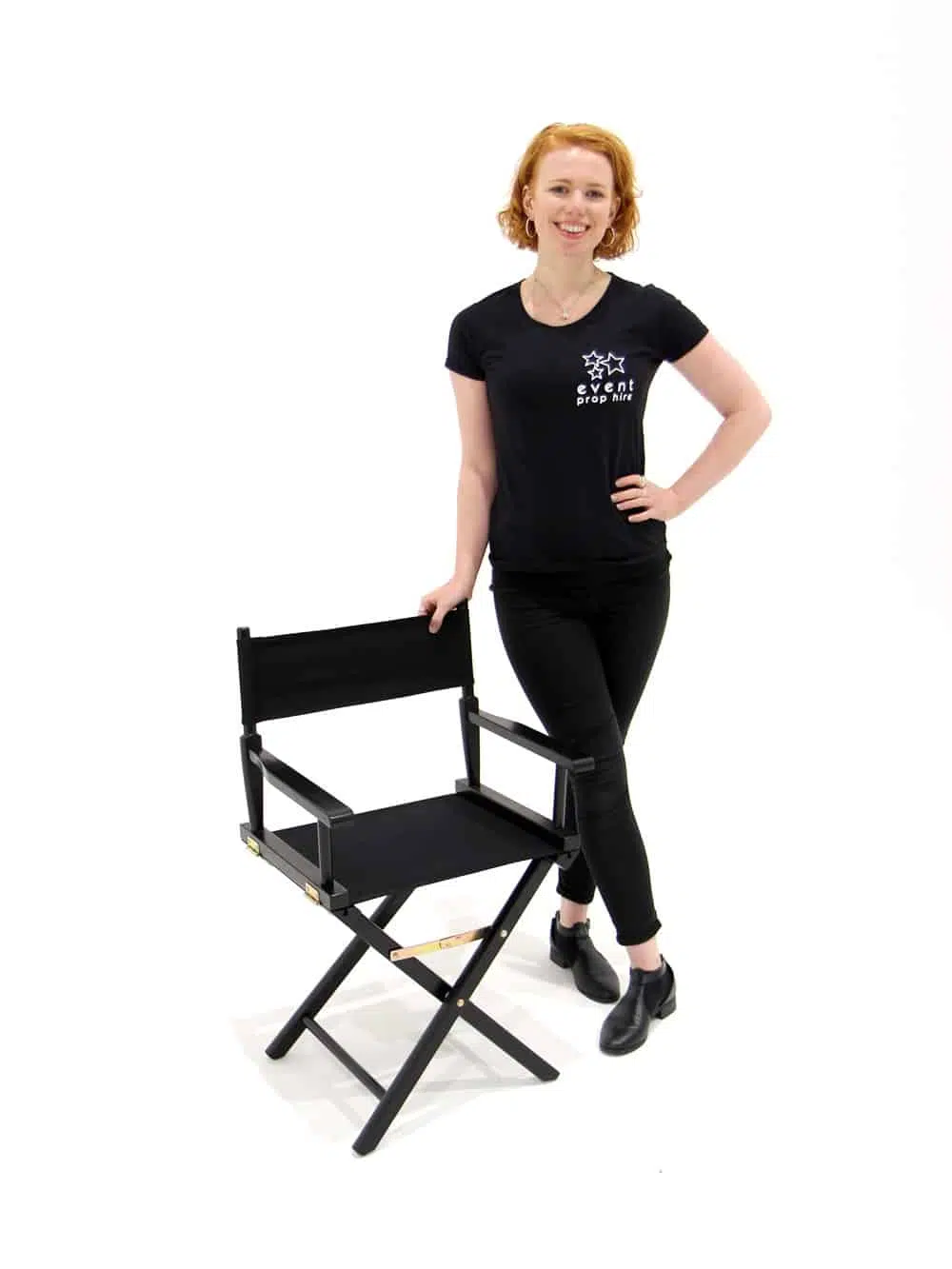 Black Directors Chair | EPH Creative - Event Prop Hire