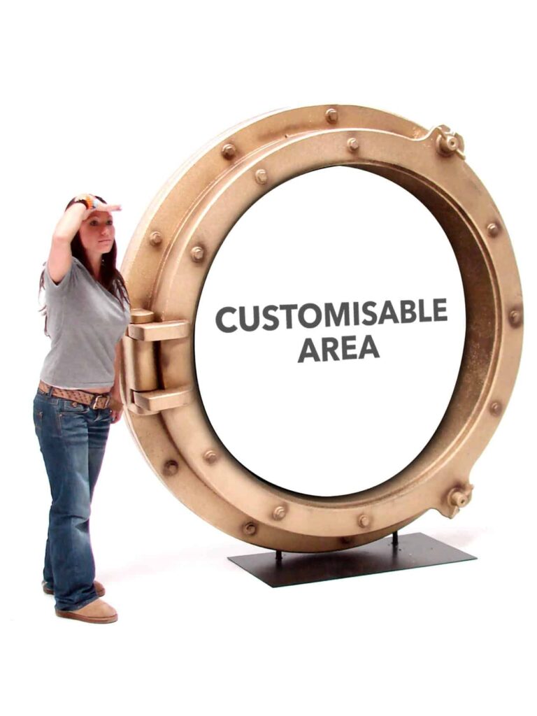 Customised Giant Porthole Picture Frame with Printed Insert | EPH ...