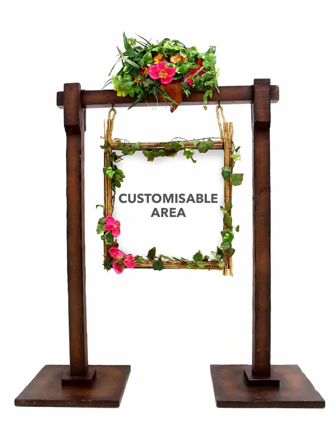 Customised Floral Caribbean Welcome Sign | EPH Creative - Event Prop Hire
